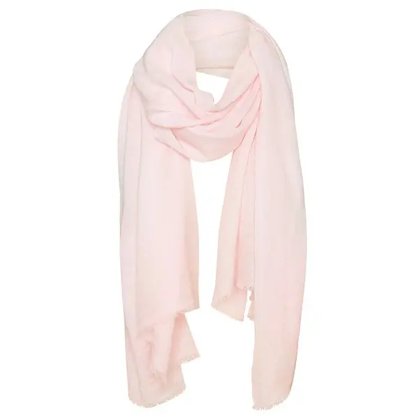 ALIE STREET LONDON Aurielle Silk Wool Scarf Soft - Pink