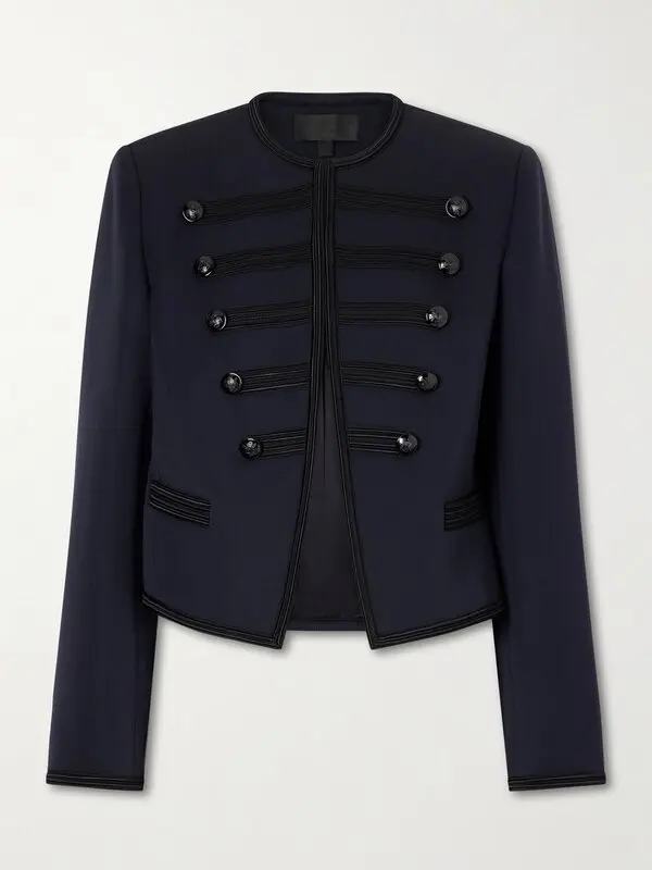 NILI LOTAN Wool-gabardine Jacket