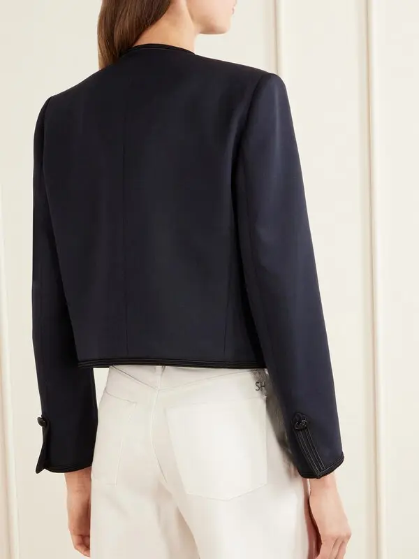 NILI LOTAN Wool-gabardine Jacket
