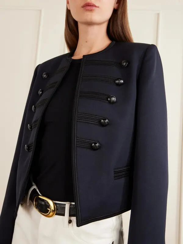 NILI LOTAN Wool-gabardine Jacket