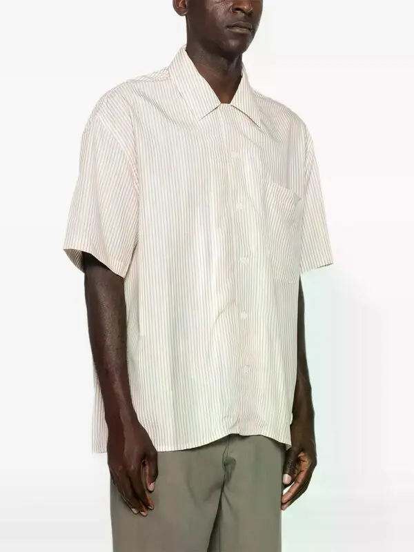 Études Studio Buttoned Striped Shirt