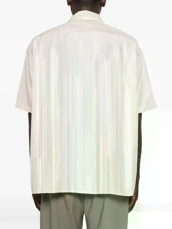 Études Studio Buttoned Striped Shirt
