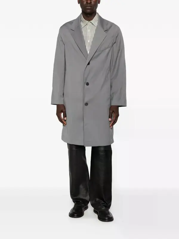 Études Studio Single-breasted Notched-lapel Coat