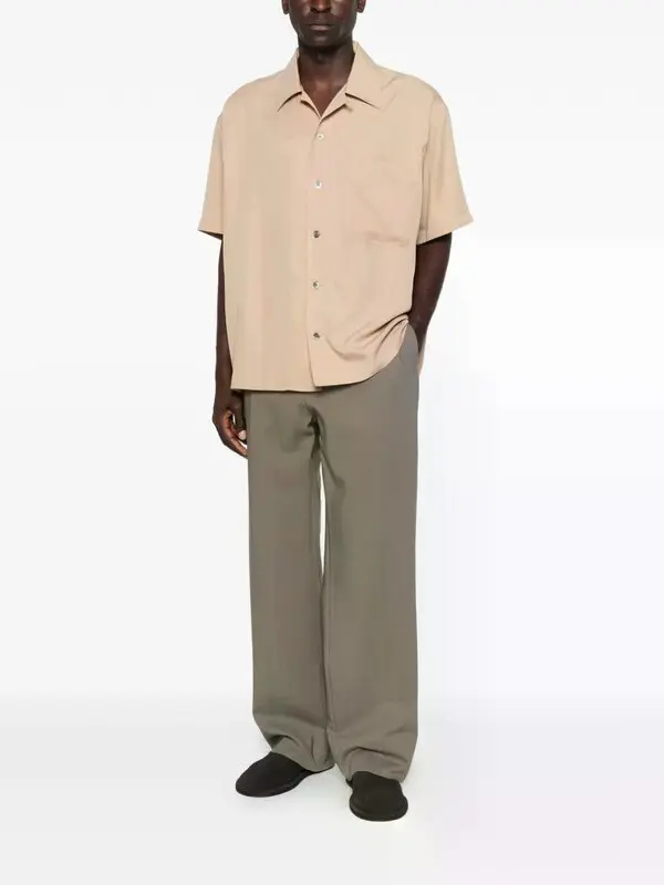 Études Studio Buttoned Short-sleeve Shirt
