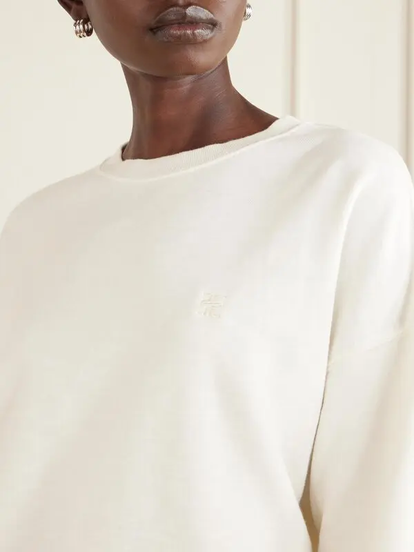 Eterne Cotton-jersey Crewneck Sweater