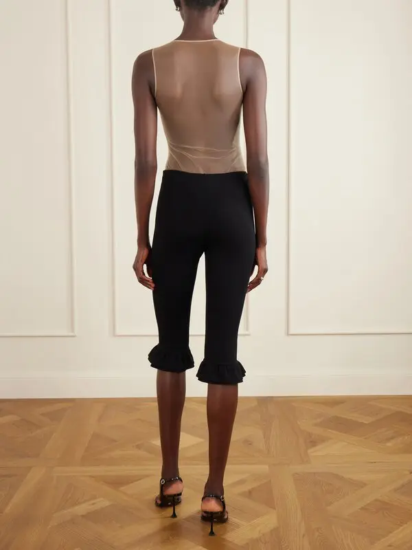 COURREGES Illusion Tulle Bodysuit