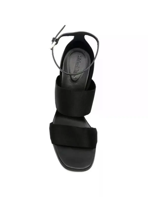 Max Mara Ankle Strap Sandals With Block Heel