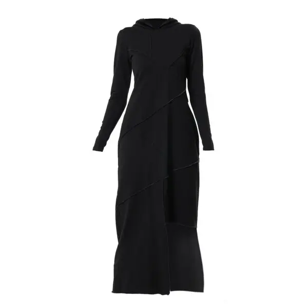 METAMORPHOZA Asymmetric Hooded Dress