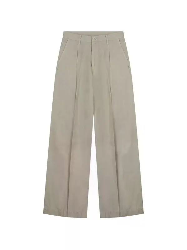 NINE:INTHE:MORNING Pleated Wide-leg Trousers - Neutrals