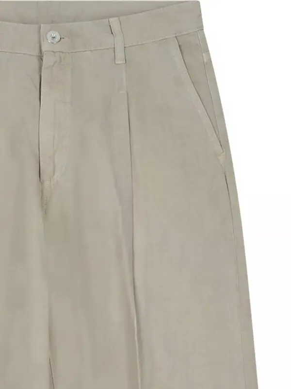 NINE:INTHE:MORNING Pleated Wide-leg Trousers - Neutrals