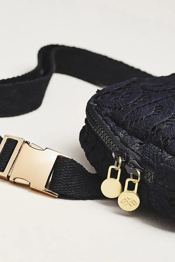 PQ SWIM Vanilla Lace Crossbody Bag - Black