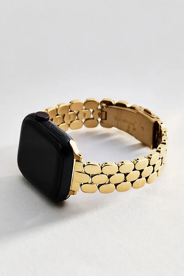 POSH TECH Emery Stainless Steel Apple Watch Band - Gold