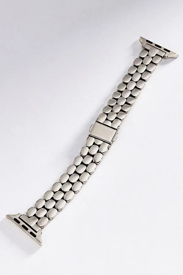 POSH TECH Emery Stainless Steel Apple Watch Band - Silver