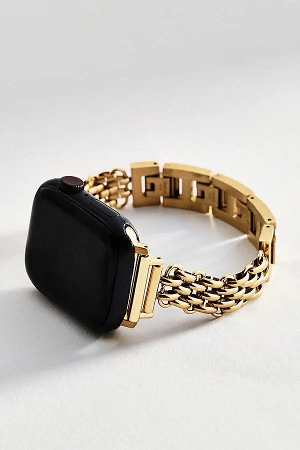 POSH TECH Sylvie Metal Apple Watch Band - Gold