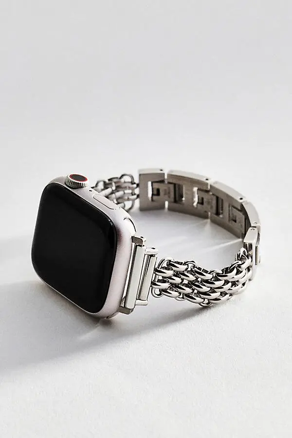 POSH TECH Sylvie Metal Apple Watch Band - Silver