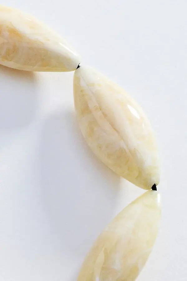 Anthropologie Chunky Pearl Beaded Necklace