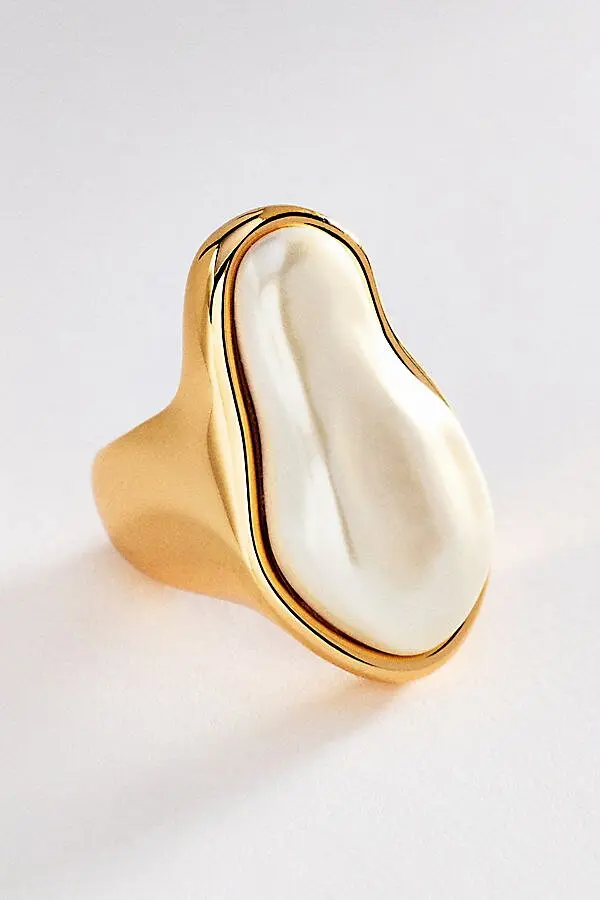 Ettika Sea-born Ring - Pearl