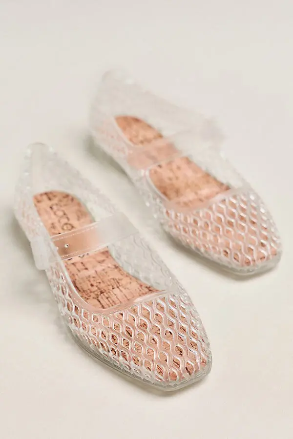 Matisse Vicky Mary Jane Flats - Clear