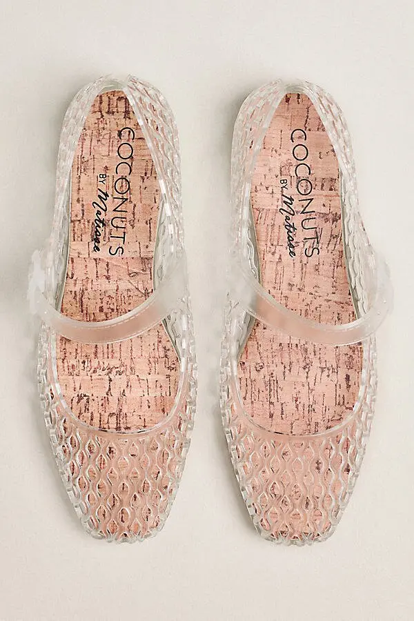 Matisse Vicky Mary Jane Jelly Flats - Clear