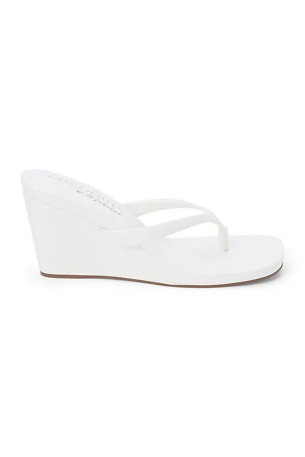 Matisse Murphy Flip-flop Wedges - White