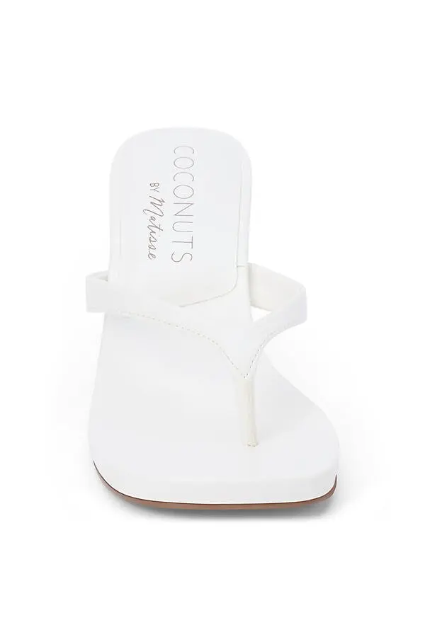 Matisse Murphy Flip-flop Wedges - White