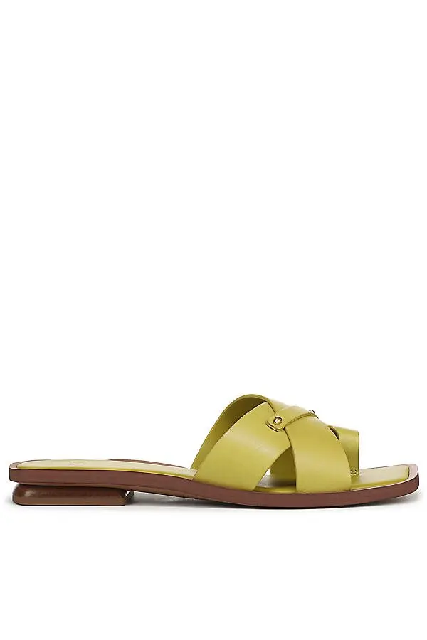 Franco Sarto A-etta Toe-loop Slides - Green