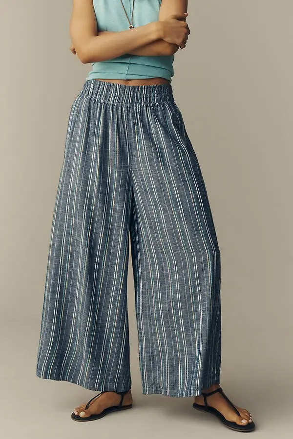 THE SOMERSET COLLECTION BY ANTHROPOLOGIE Somerset Pull-on Pants - Blue