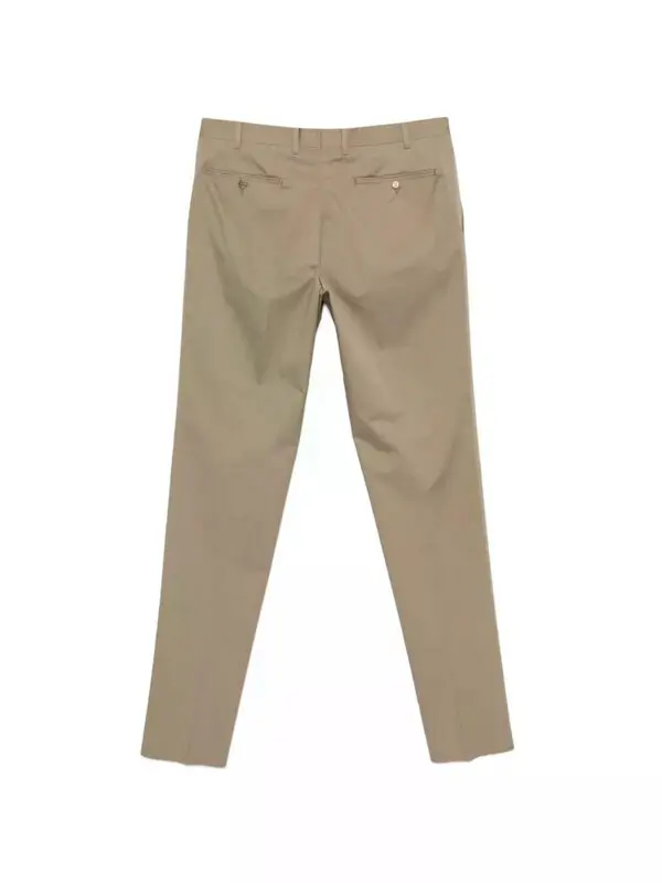 Canali Pressed-crease Straight-leg Trousers