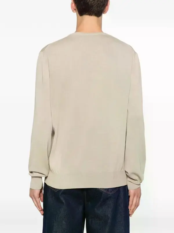 Canali Crew Neck Long Sleeve Sweater