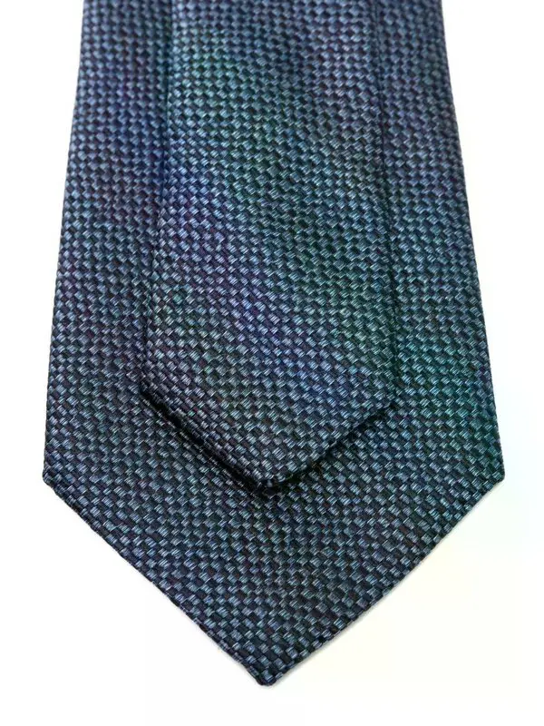 Canali Micro-patterned Silk Tie