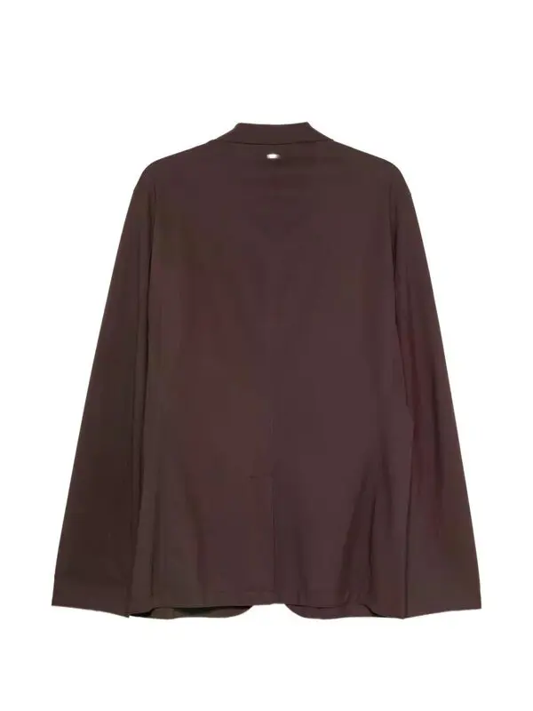 Herno Single-breasted Blazer - Brown