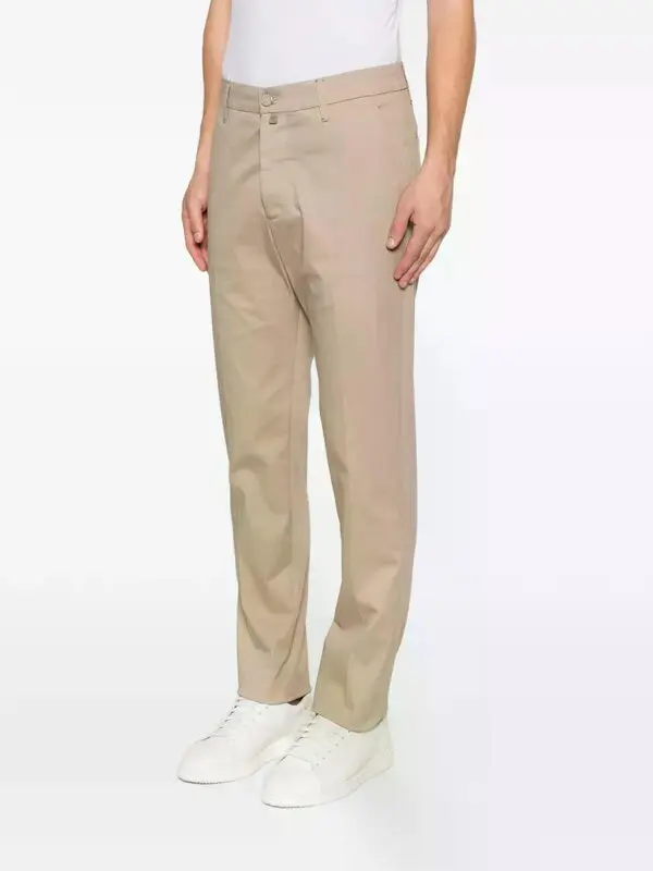Jacob Cohen Logo-patch Trousers - Neutrals