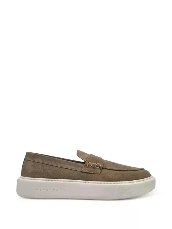 HENDERSON BARACCO Suede Slip-on Loafers