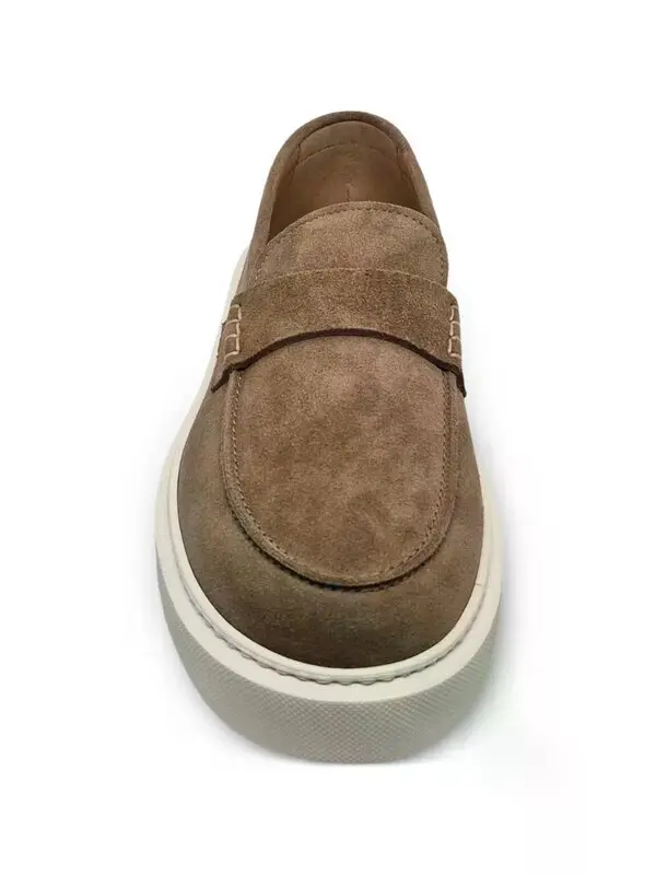 HENDERSON BARACCO Suede Slip-on Loafers