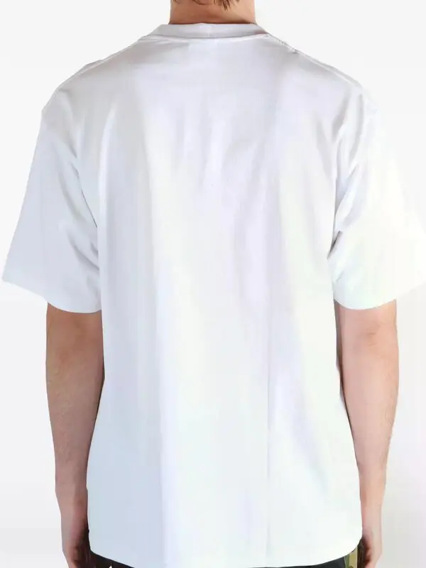 A BATHING APE Abc Camouflage-print T-shirt - White