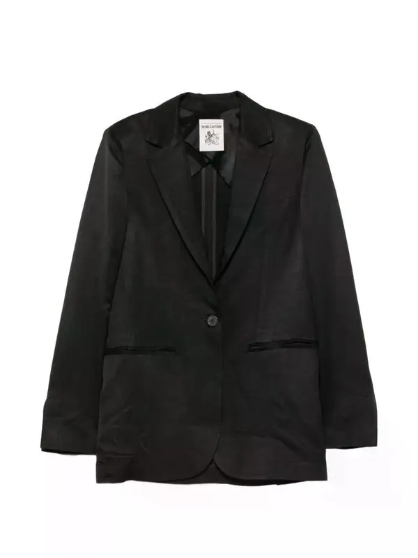 SEMICOUTURE Single-breasted Blazer - Black