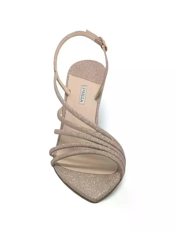 LE SILLA Glitter Heeled Sandals