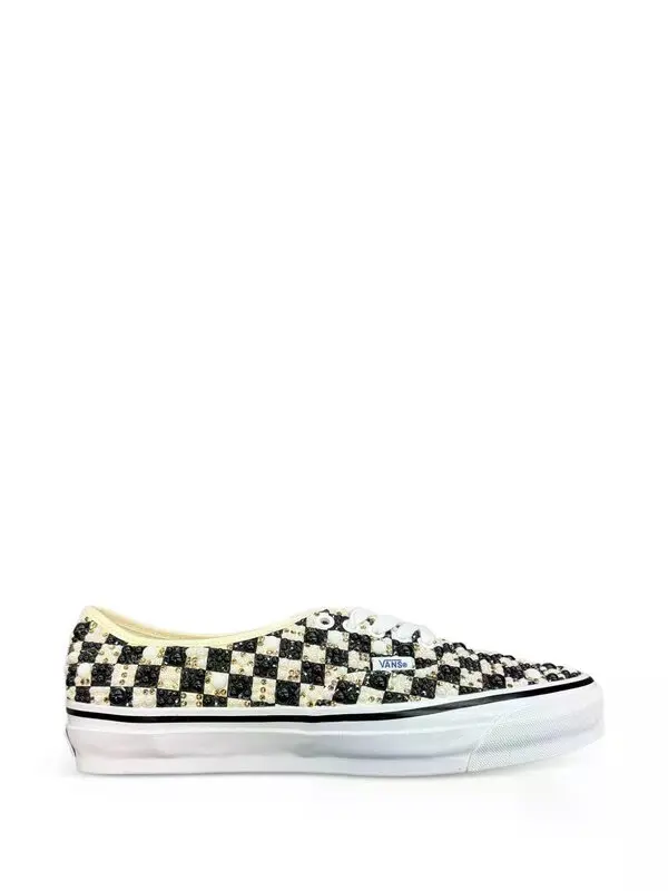 VANS X Mattias Gollin Check-pattern Lace-up Sneakers - Black