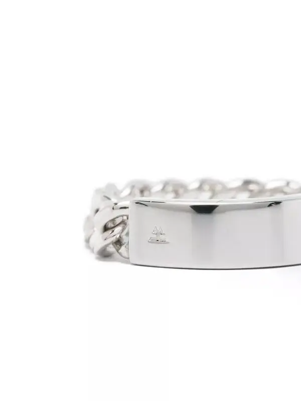 Tom Wood Tone Curb-chain Ring
