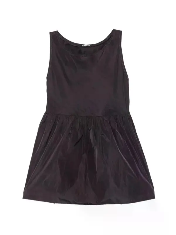 SUSANNE BOMMER Ribbon-tie Peplum Top - Black