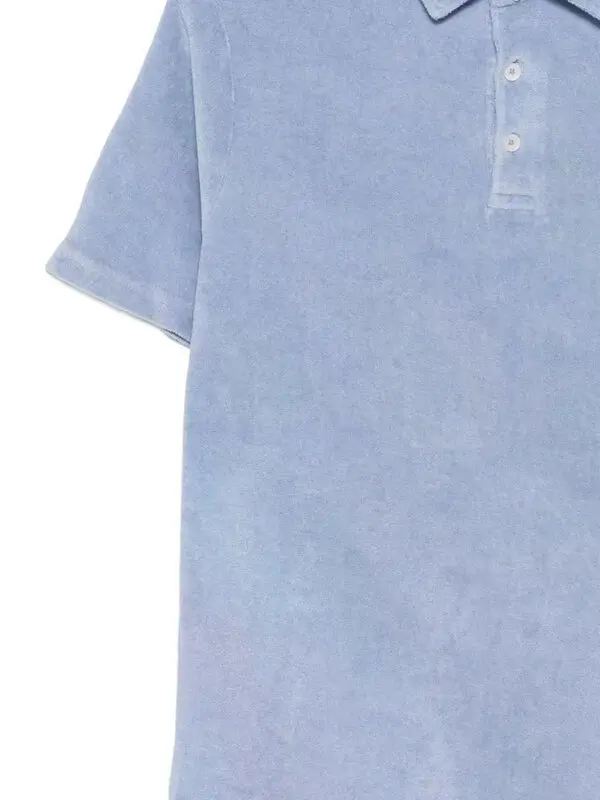 Altea Smith Spugna Short-sleeve Polo Shirt - Blue
