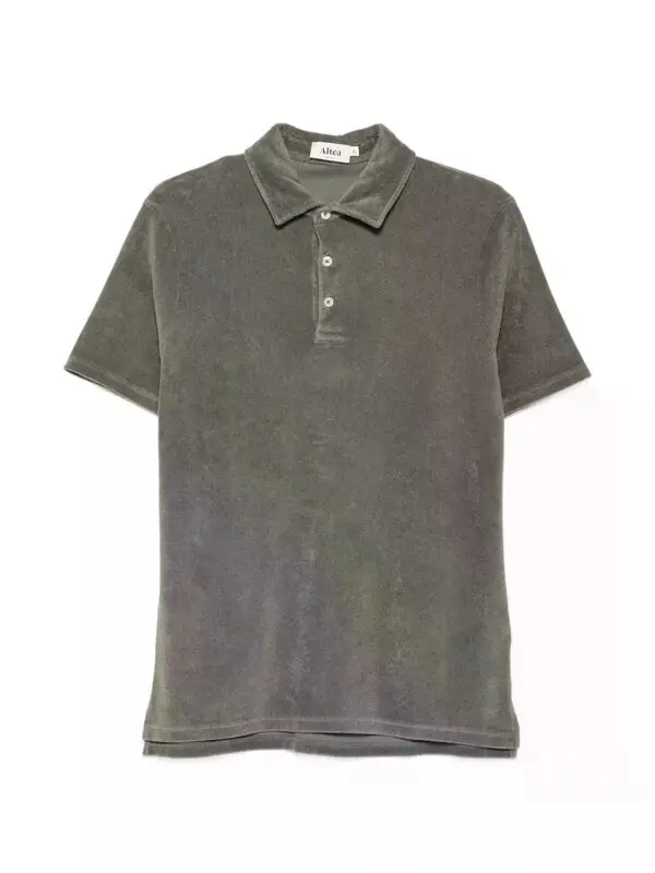 Altea Side-slit Polo Shirt - Green