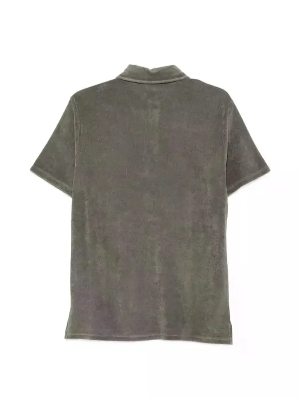 Altea Side-slit Polo Shirt - Green