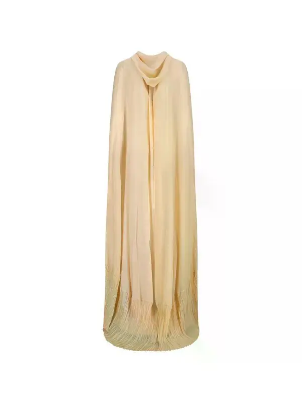 Blumarine Pleated-trim Cape