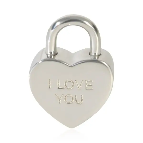 Tiffany & Co. Sterling Silver Heart Lock Charm - Sterling_silver