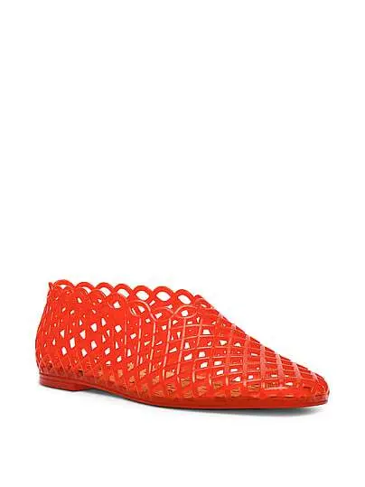 Pink Grove Square Toe Flats