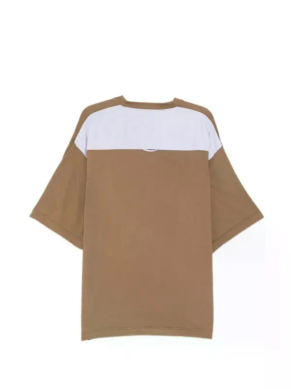Undercover Panelled T-shirt - Brown