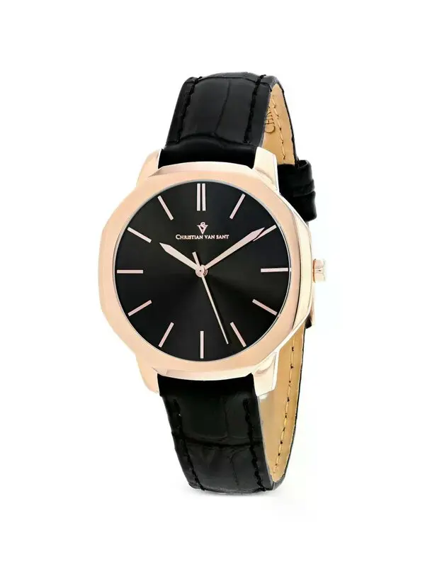 CHRISTIAN VAN SANT 37mm Quartz Watch - Black