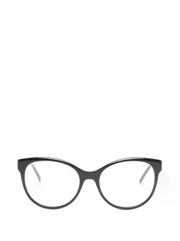 JIMMY CHOO Logo-embellished Cat-eye Glasses - Black