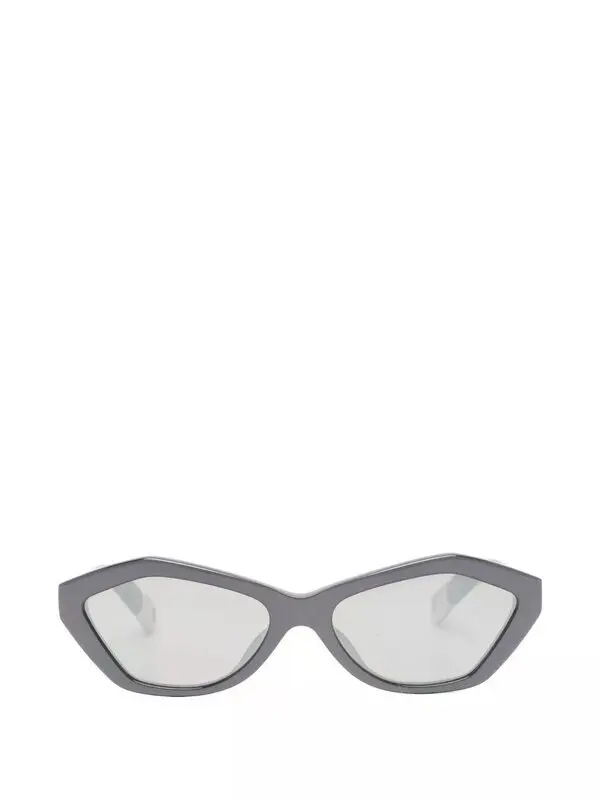Jacquemus Bambino Geometric-frame Sunglasses - Grey